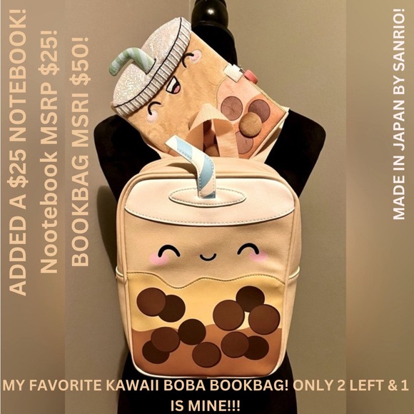 Disney | Accessories | New 2 For Boba Faux Leather Backpack With Boba ...